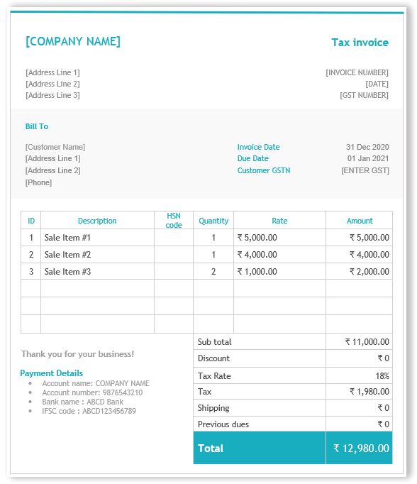 Invoice & Receipt Generator - Create Professional Invoices & Receipts ...