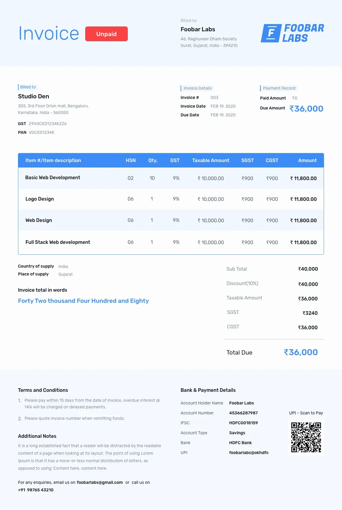 Invoice & Receipt Generator - Create Professional Invoices & Receipts ...